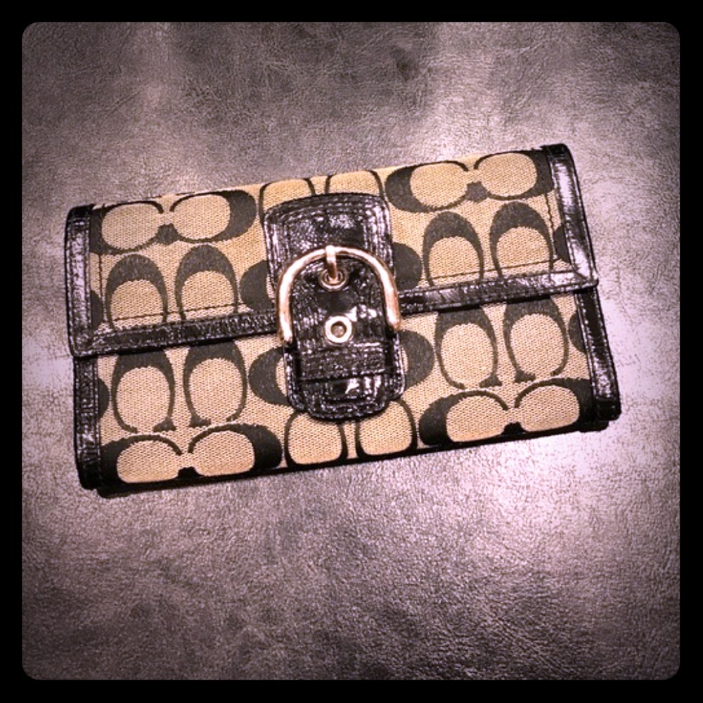 Coach Monogram Wallet - Gem